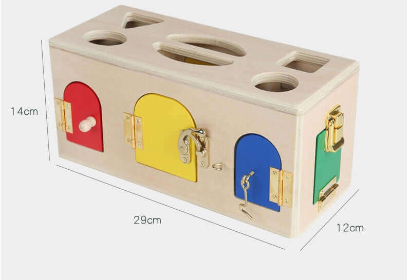 Eco-Friendly Wooden Shape Lock Box for Kids – BleuRibbon